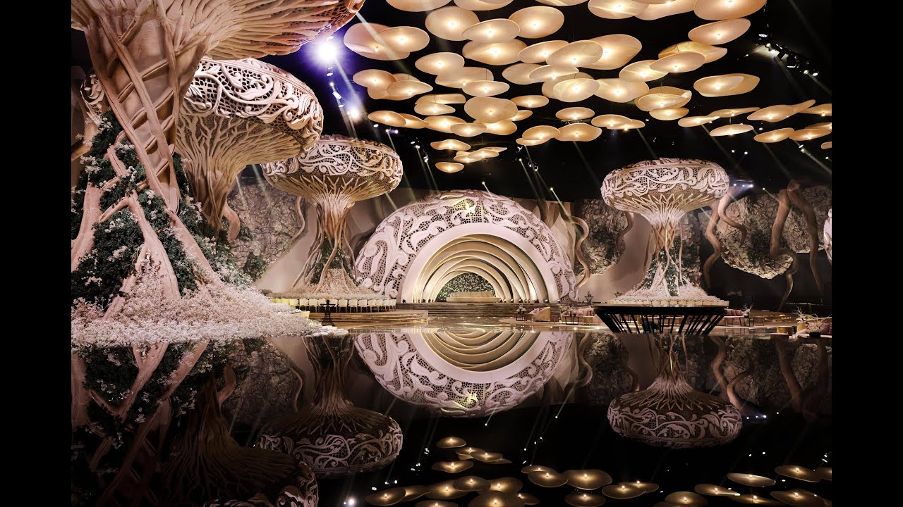India's largest wedding venue #wedding #architecture #venue - YouTube