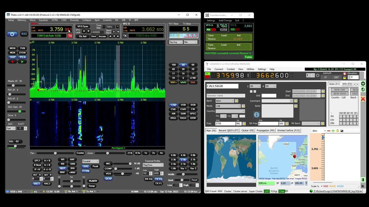 Thetis - 2_8_11 - TCI (transceiver control interface) - YouTube