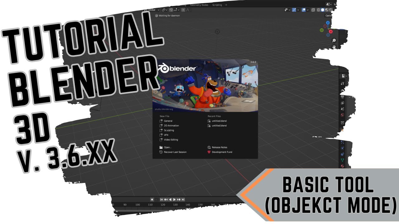 TUTORIAL BLENDER 3D: basic tool (object mode) - YouTube
