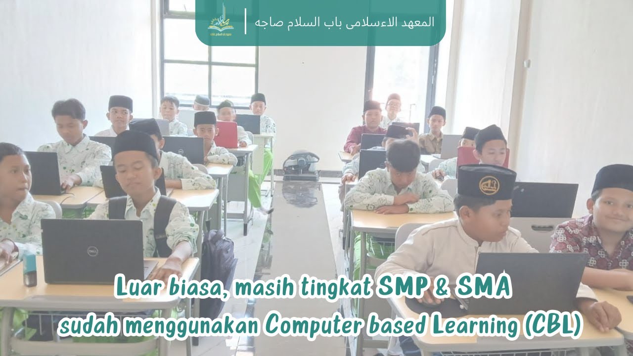 Luar biasa, masih tingkat SMP & SMA sudah menggunakan Computer based ...
