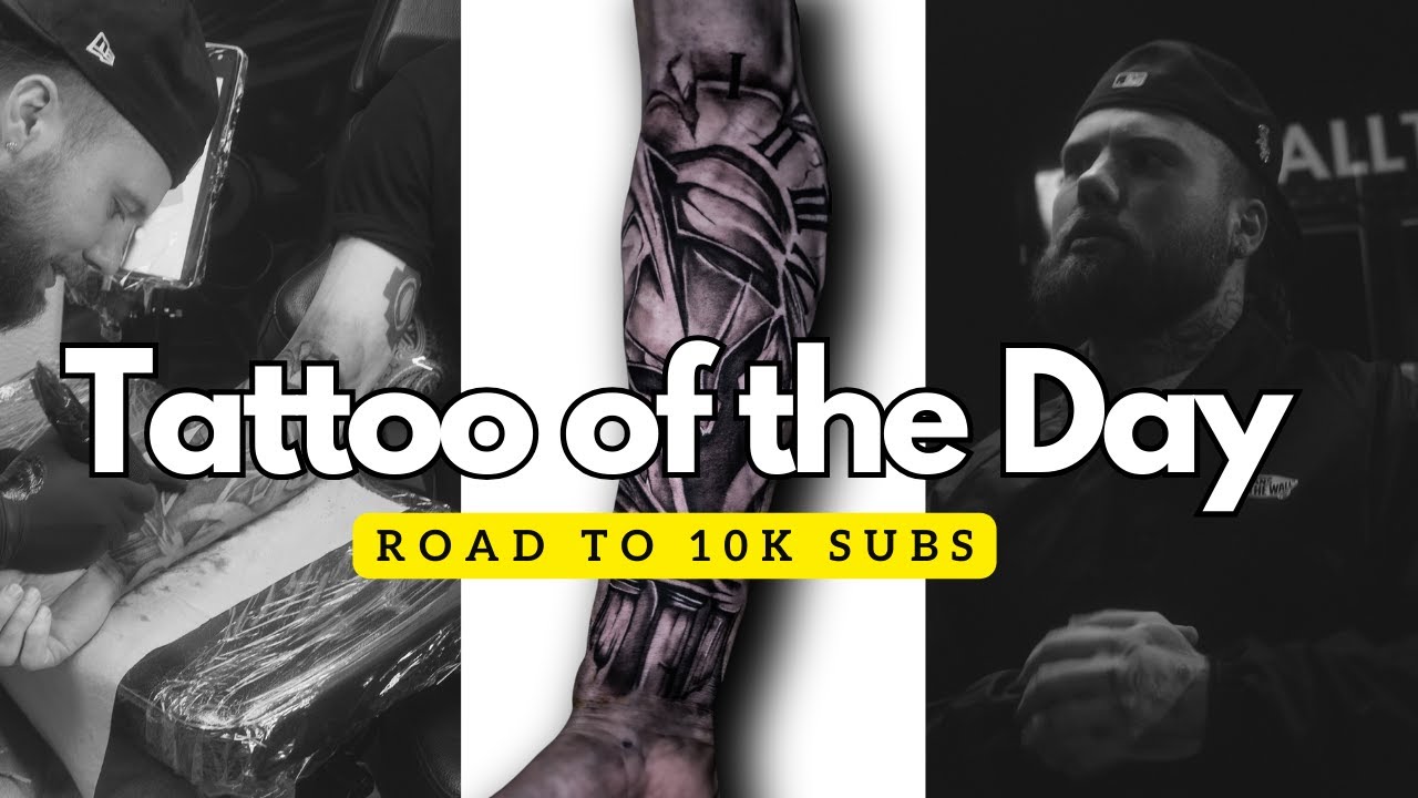 Today's Tattoo | Realistic Session of A Full Day Tattoo *(Good Vibes ...