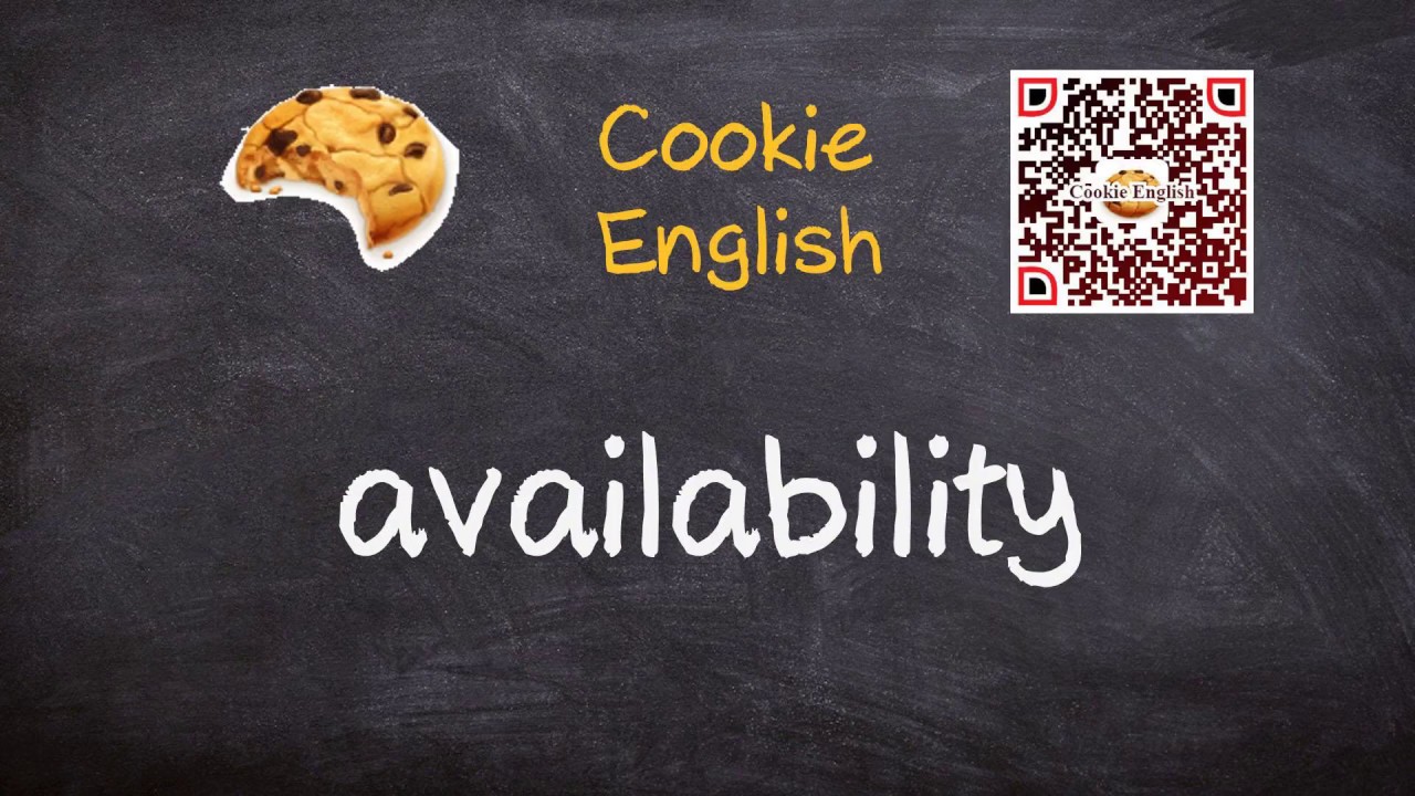 Availability Pronunciation, Paraphrase, Listen & Practice - YouTube
