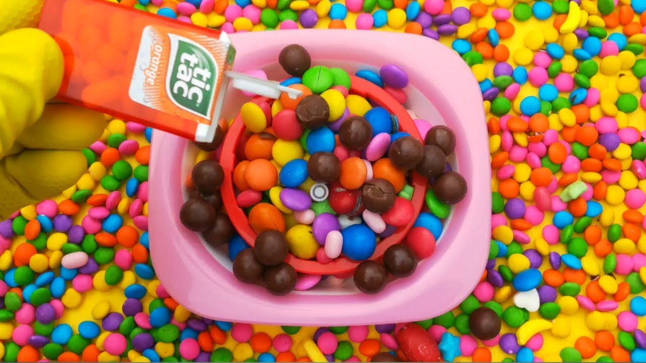 Mixing Sweet -M&M with Johny johny Yes Papa Kids Songs For Baby - YouTube