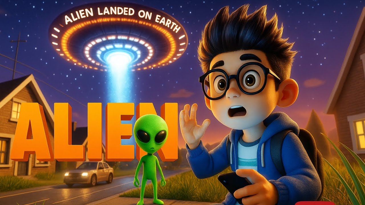 Aye Alien 👽 | जब एक एलियन धरती पर उतरा... | Emotional Sci-Fi Animated ...