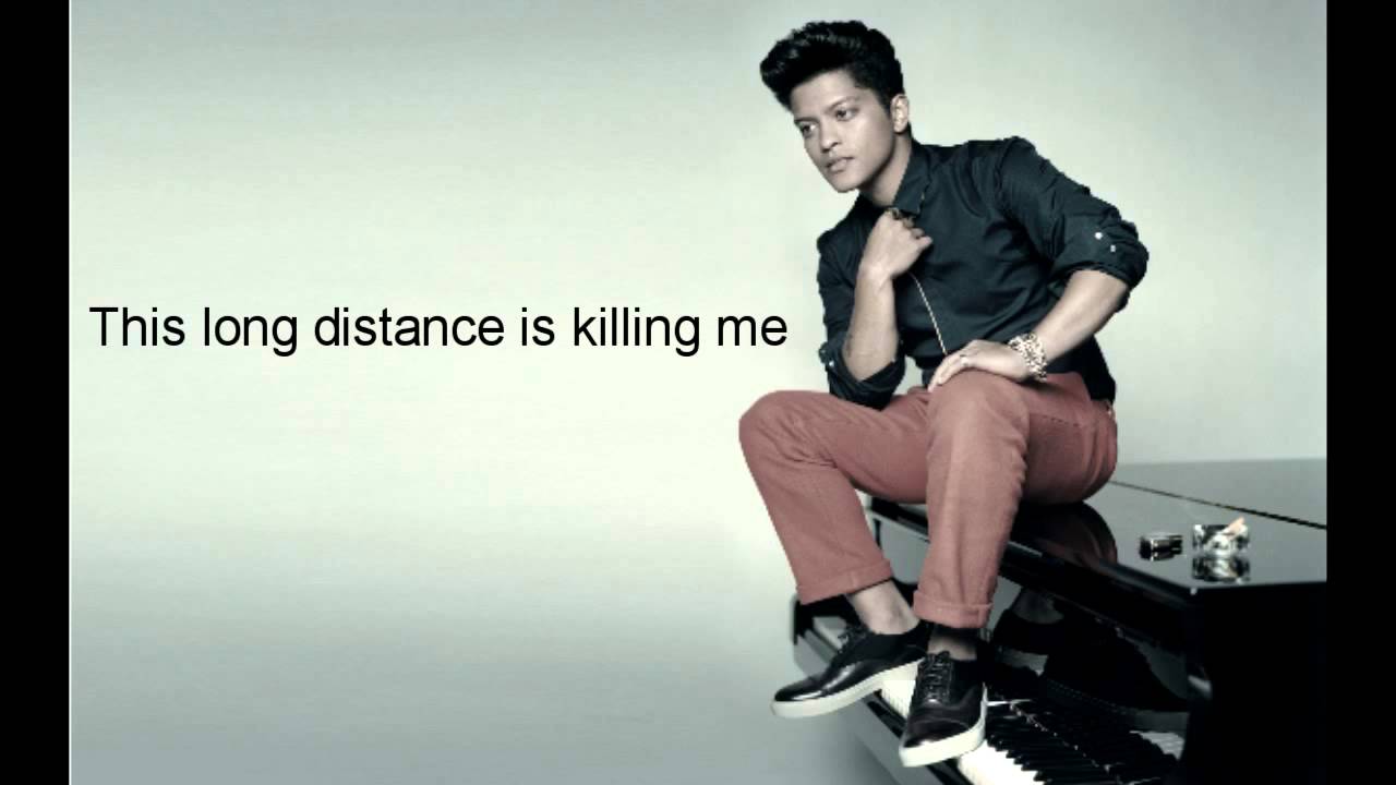 Long Distance- Bruno Mars (Karaoke/Instrumental) - YouTube
