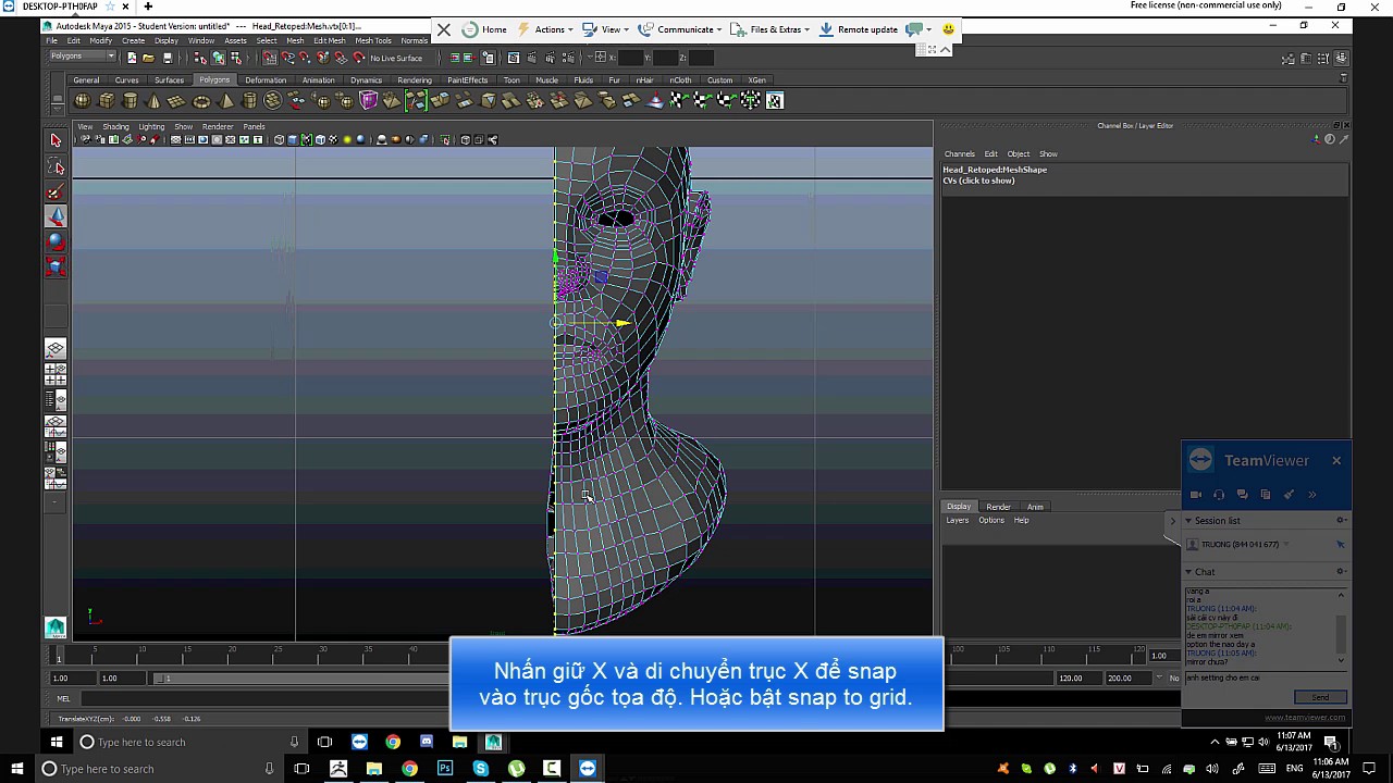 Maya: Component editor không hiện vertex position - YouTube