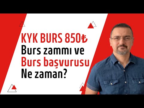 KYK BURS 850₺ KYK BURS ZAMMI VE BAŞVURUSU NE ZAMAN?