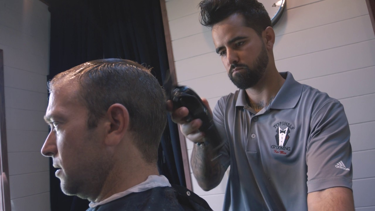 Topshelf Grooming - Executive Cut and Shave HD - YouTube