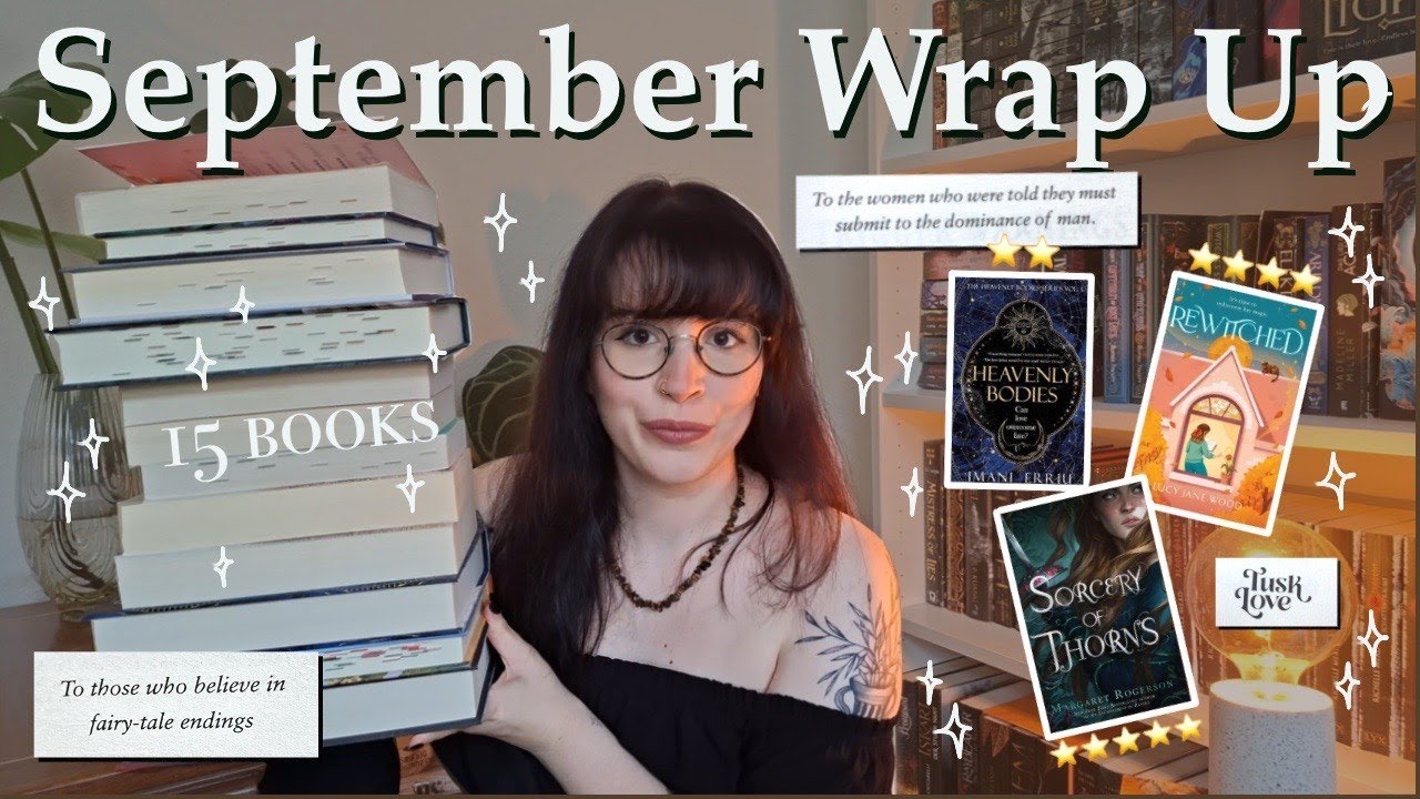 september reading wrap up 🕯⭐| the 15 books I read in september - YouTube