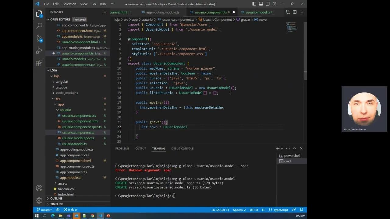 Angular 03 - Model, NgModel e Formulários - YouTube