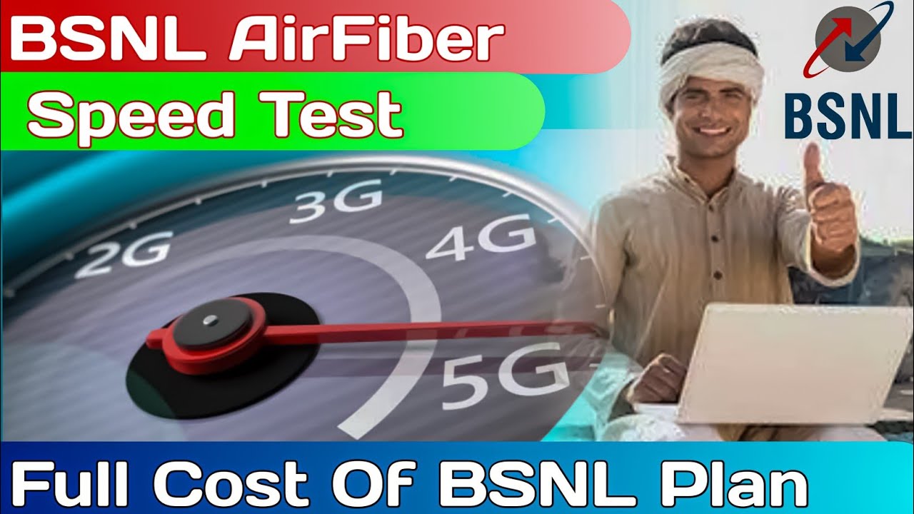 BSNL BHARAT AirFiber Cost || BSNL Air Fiber Speed Test || BSNL Plan ...