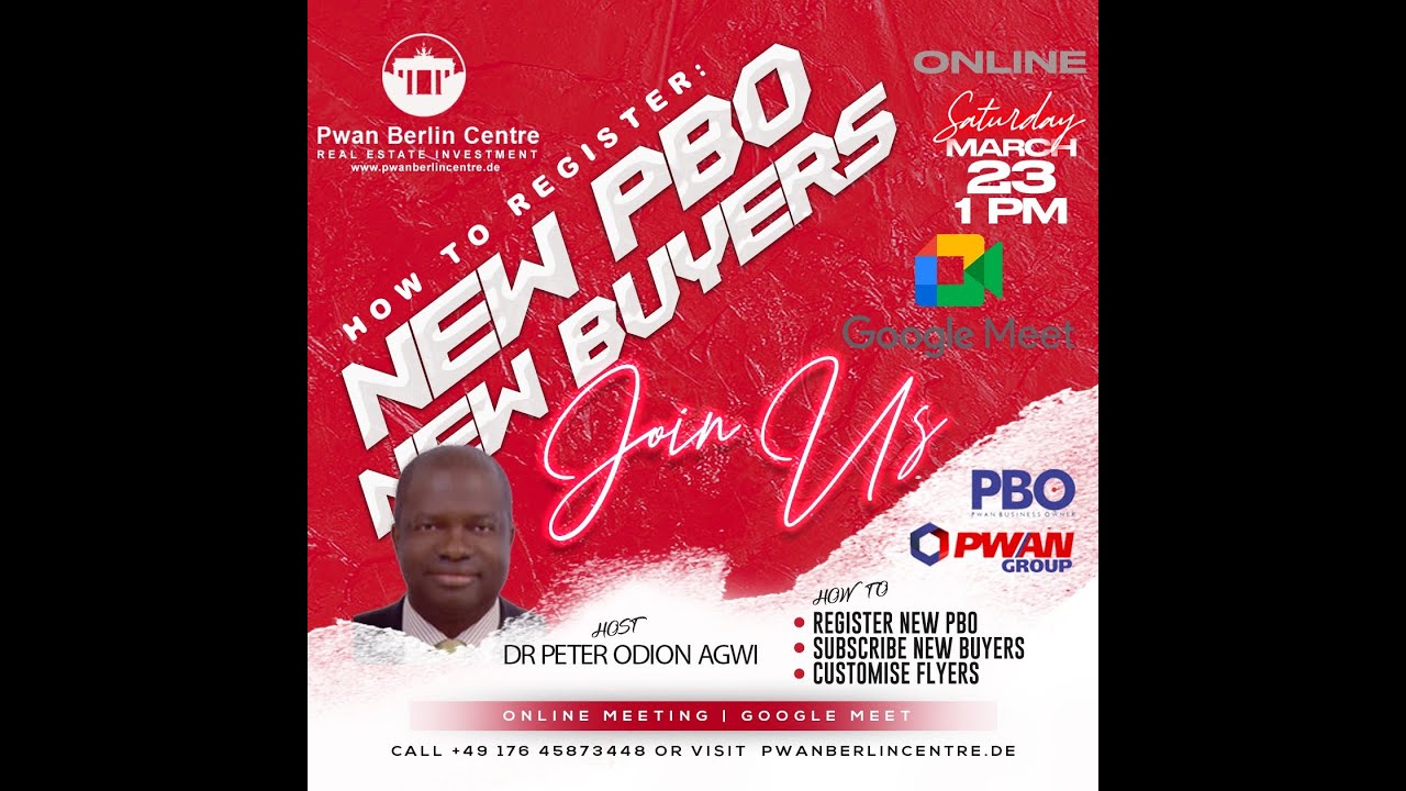 PWAN PBO STARTUPS HOW TO REGISTER NEW PBOs, NEW BUYERS - YouTube