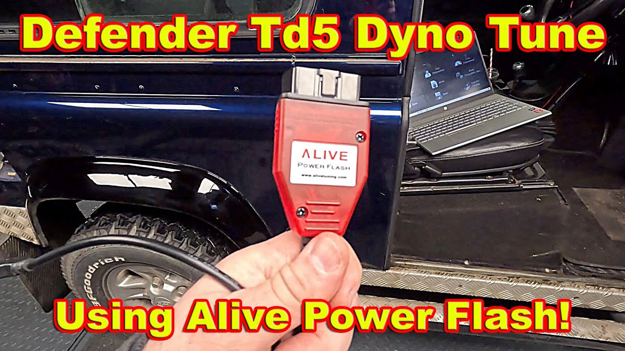 Defender Td5 dyno remap with Alive Power Flash - YouTube