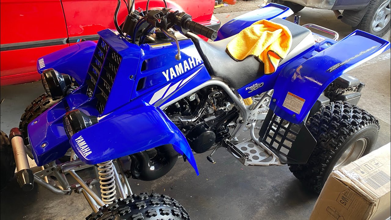 2003 Yamaha Banshee Twin 350 walk around - YouTube