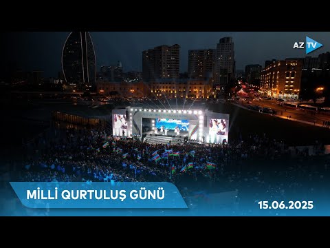 Heydər Əliyev Mərkəzinin parkında Milli Qurtuluş Günü münasibətilə konsert olub