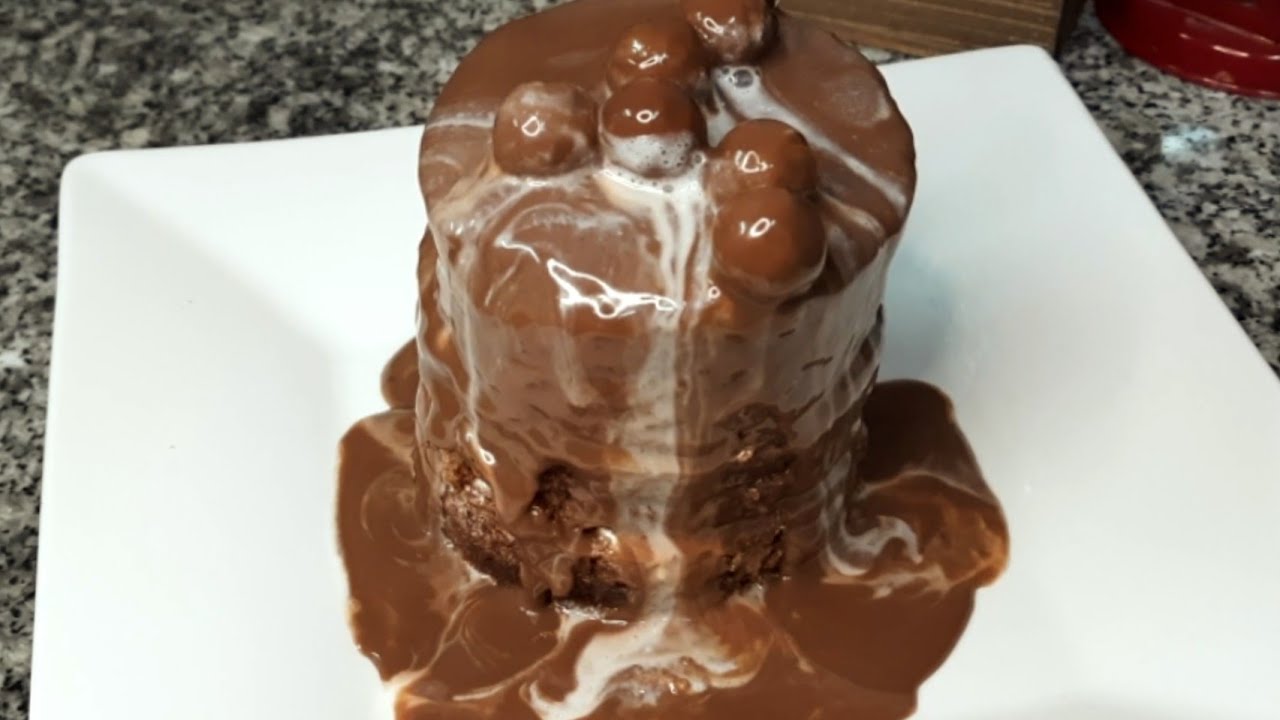 Trending PULL ME UP CAKE/Without Oven/chocolate ganache toping - YouTube