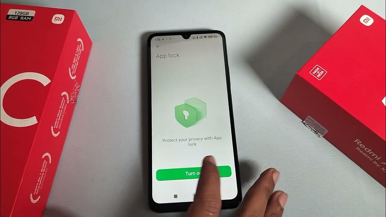 How to set App lock in Redmi 14C 5G || Redmi me App lock kaise lagaye - YouTube