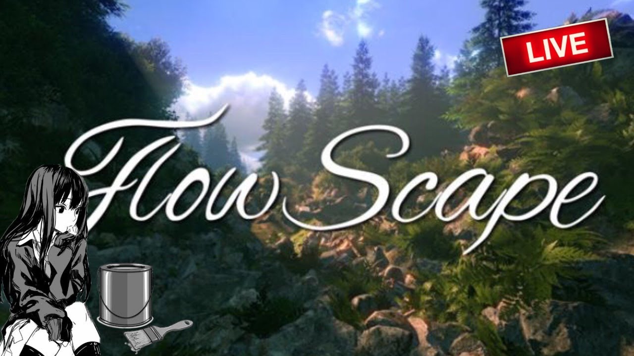 НОЧНОЙ СТРИМ ПОКА Я РАБОТАЮ • FlowScape - YouTube