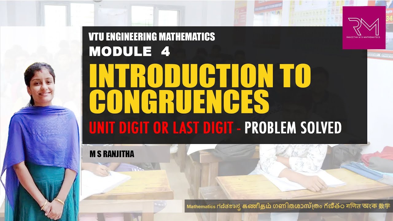 Exploring Congruences in Mathematics: Unveiling the Mystery of Unit ...