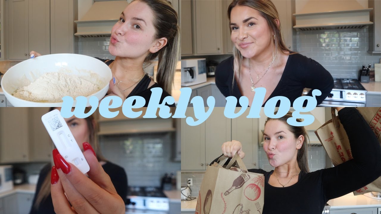 WEEKLY VLOG: baking, so many hauls, skincare, & more 💕💕 - YouTube