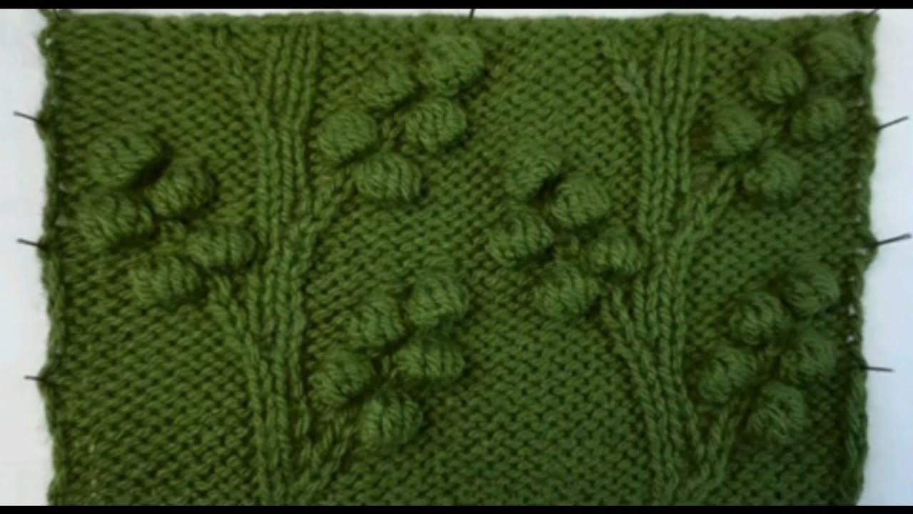 New bubble knitting pattern for all projects/latest bubble knitting ...