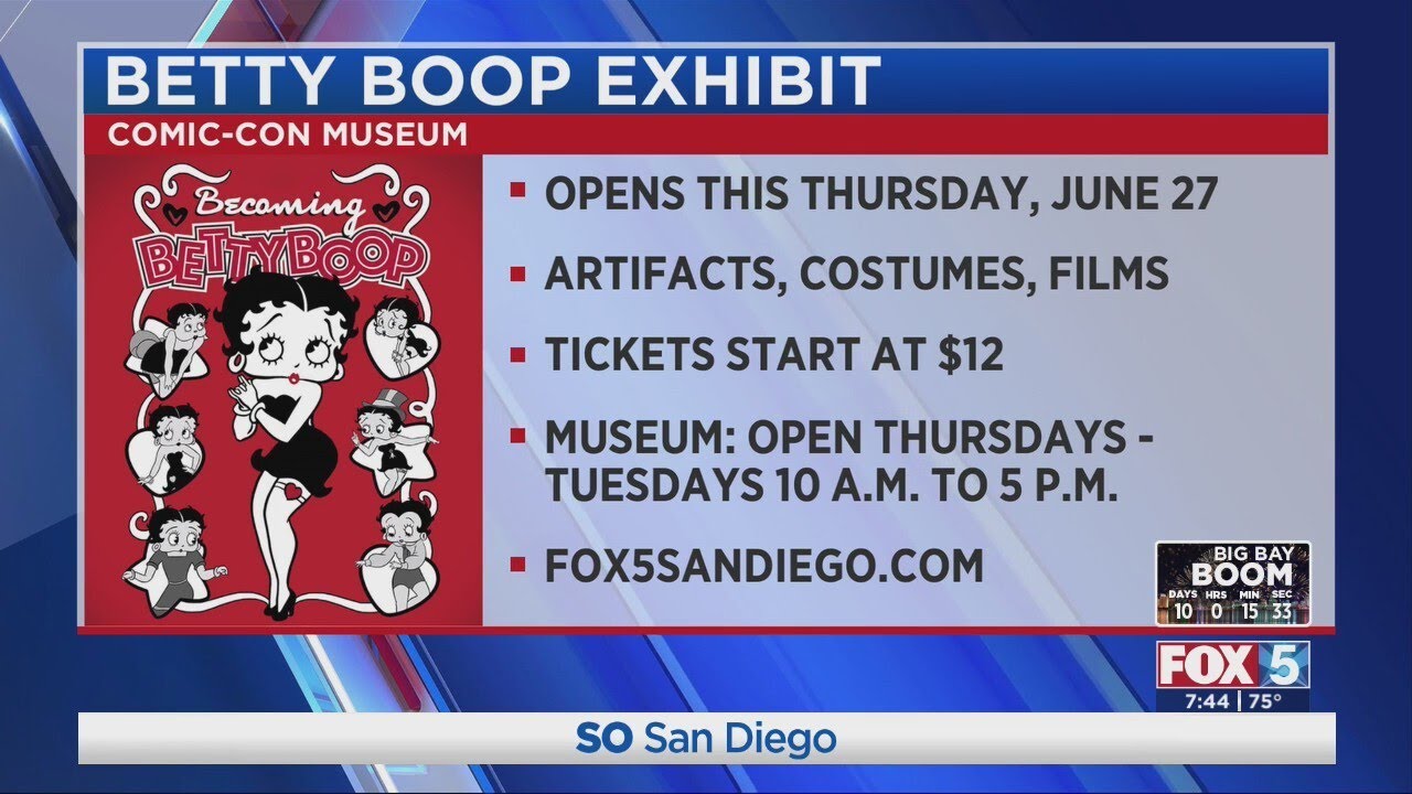Comic Con Museum to unveil brand new exhibit -- Becoming Betty Boop - YouTube