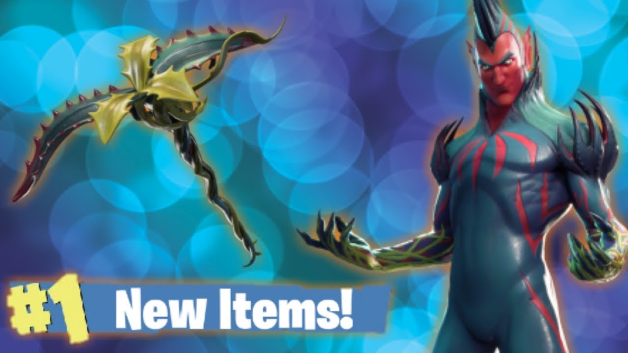 New Flytrap Skin & Flytrap Pickaxe, Glider! Fortnite Live Stream! - YouTube