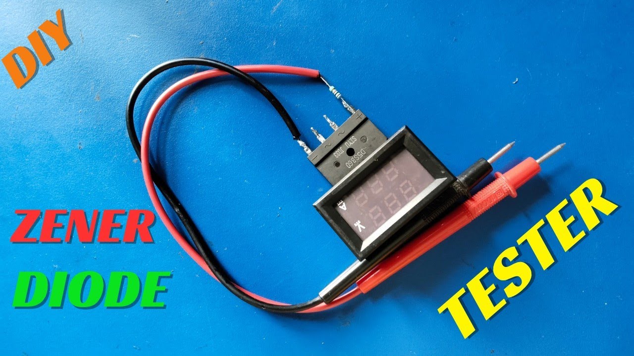DIY ZENER DIODE TESTER WITH DIGITAL VOLTMETER & BRIDGE RECTIFIER - YouTube