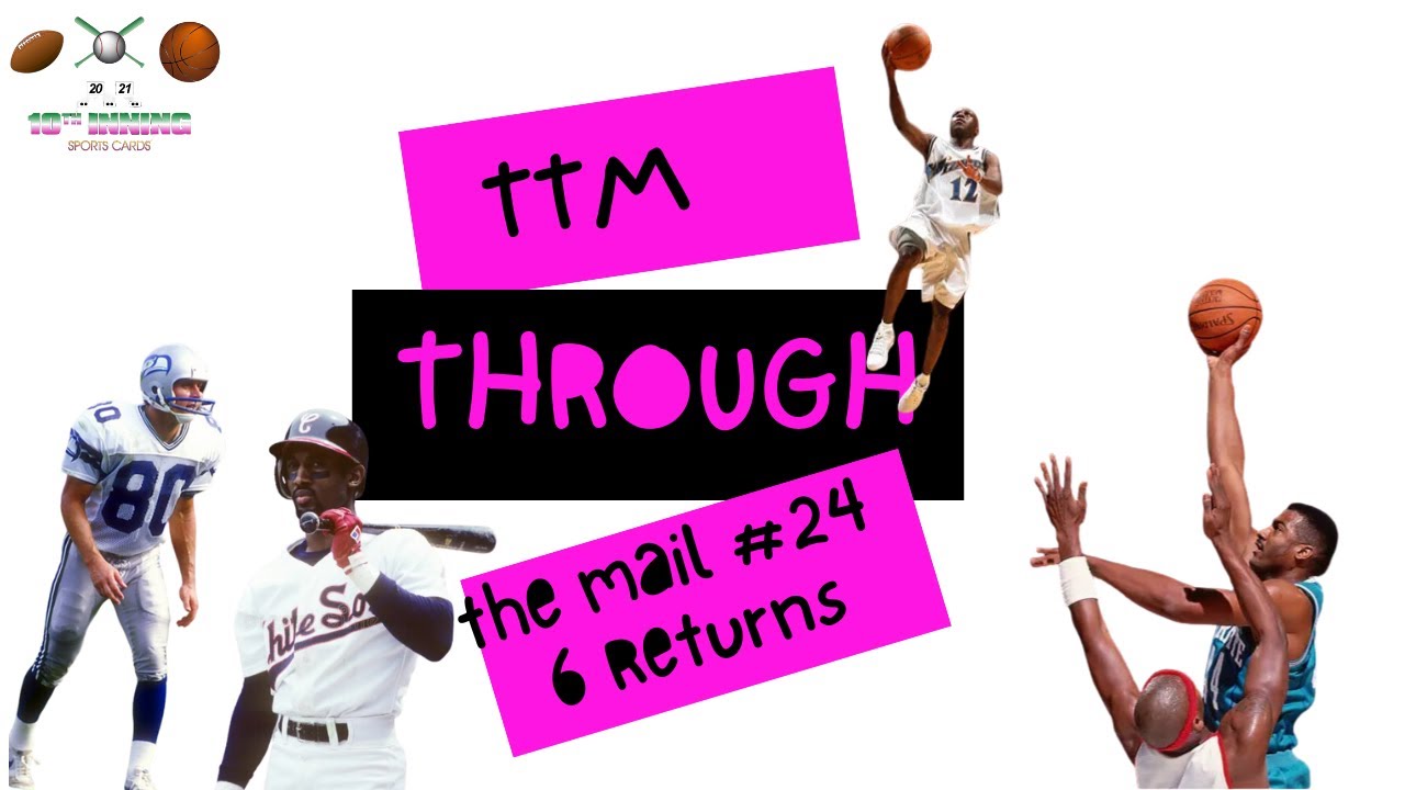 6 Autograph Returns Through The Mail! | TTM Autograph Collection #24 ...