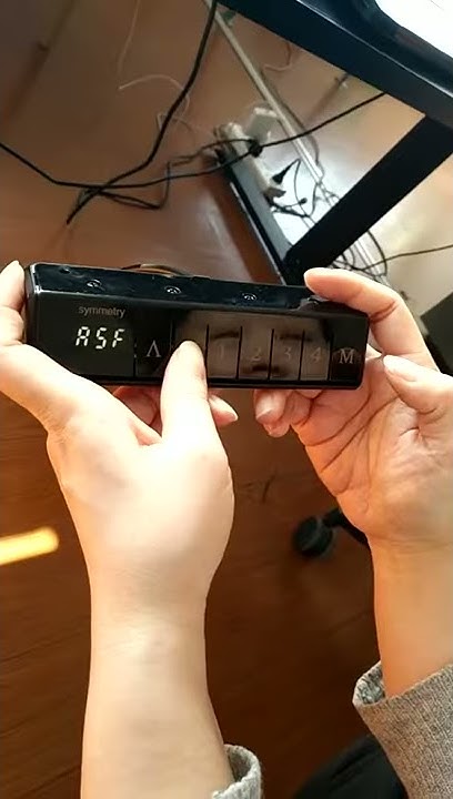 Height Adjustable Desk- reset from ER123 - YouTube