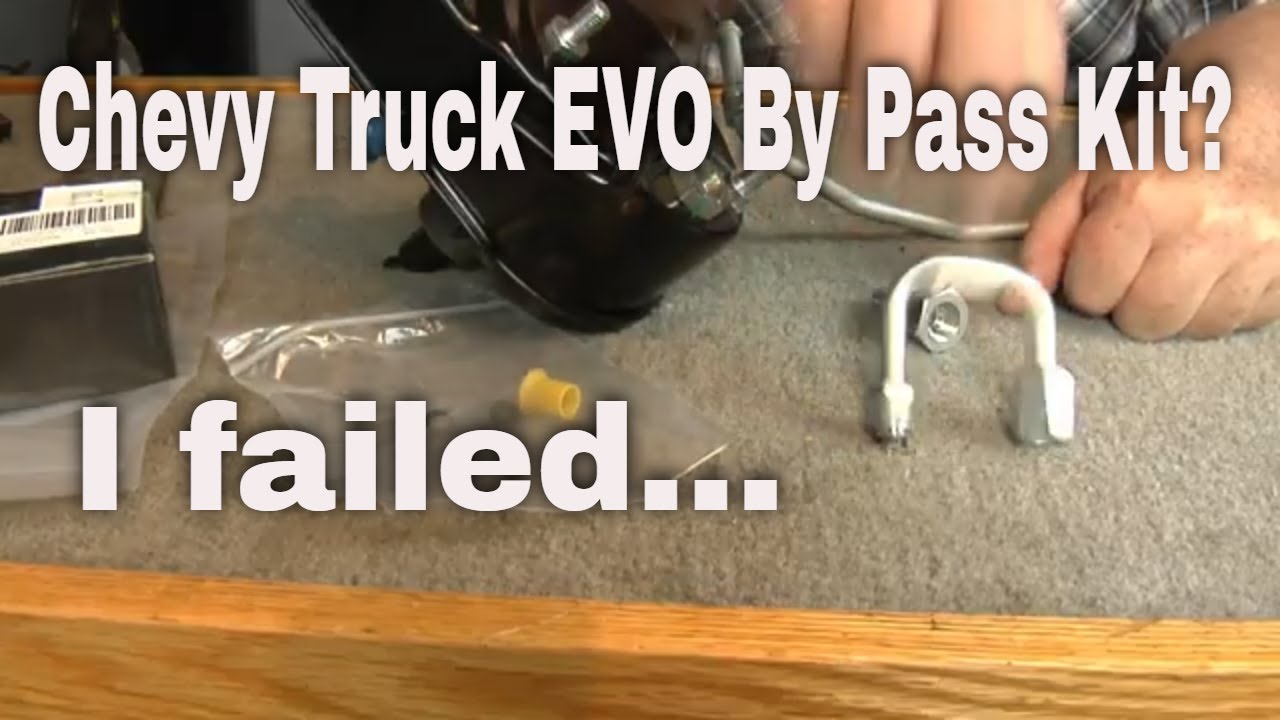 Chevy truck power steering pump EVO By-Pass Kit + Power Steering System ...