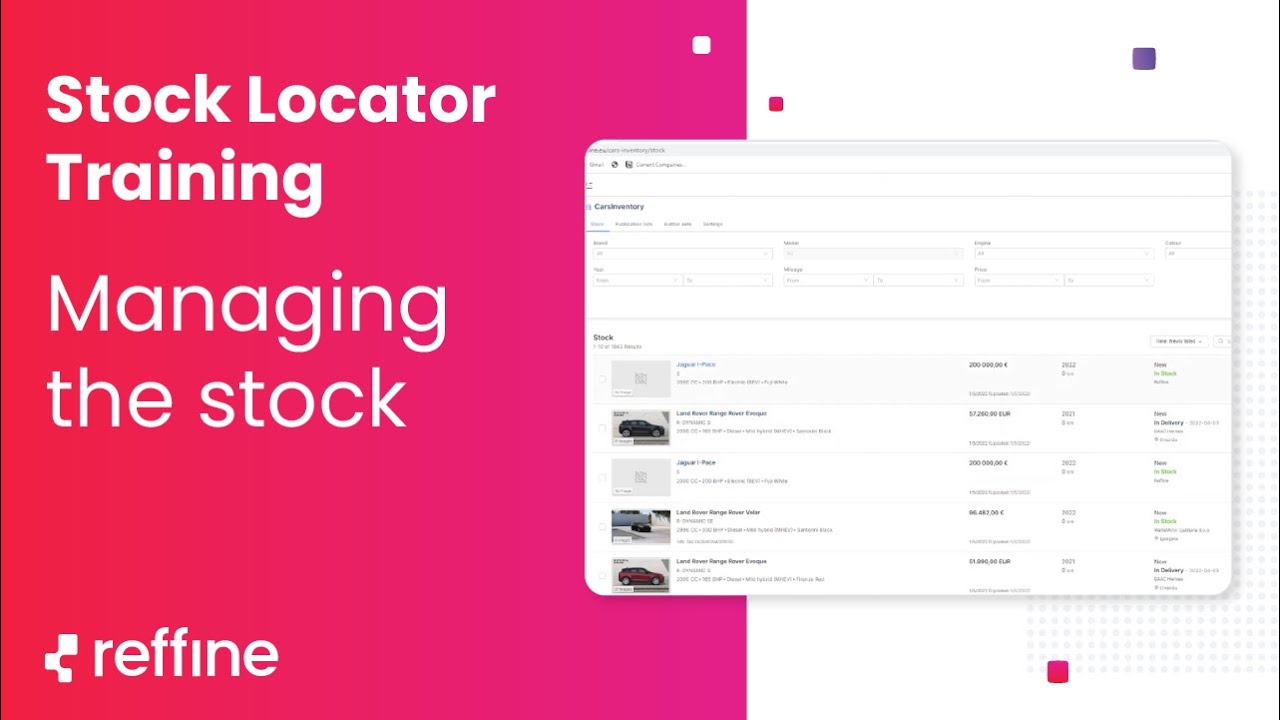 Stock Locator Training | Managing the stock - YouTube
