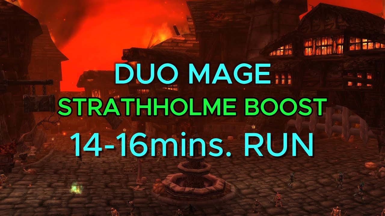 WoW Classic 20th Anniversary - Strat Duo Mage Boost Guide 180Mobs++ 14 ...