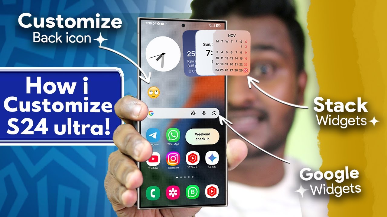 How I Customize My Samsung Galaxy S24 ULTRA🔥😍! - YouTube