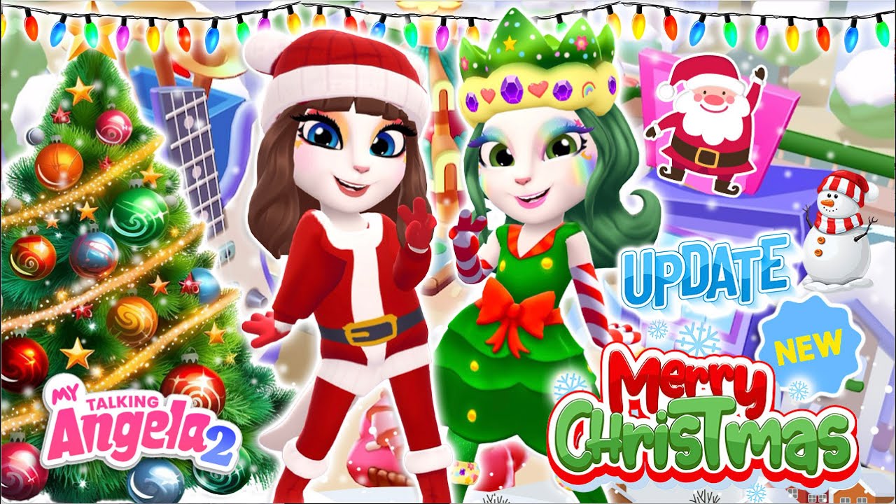 My Talking Angela 2 | Christmas Update 2024☃️ | Santa Claus VS ...