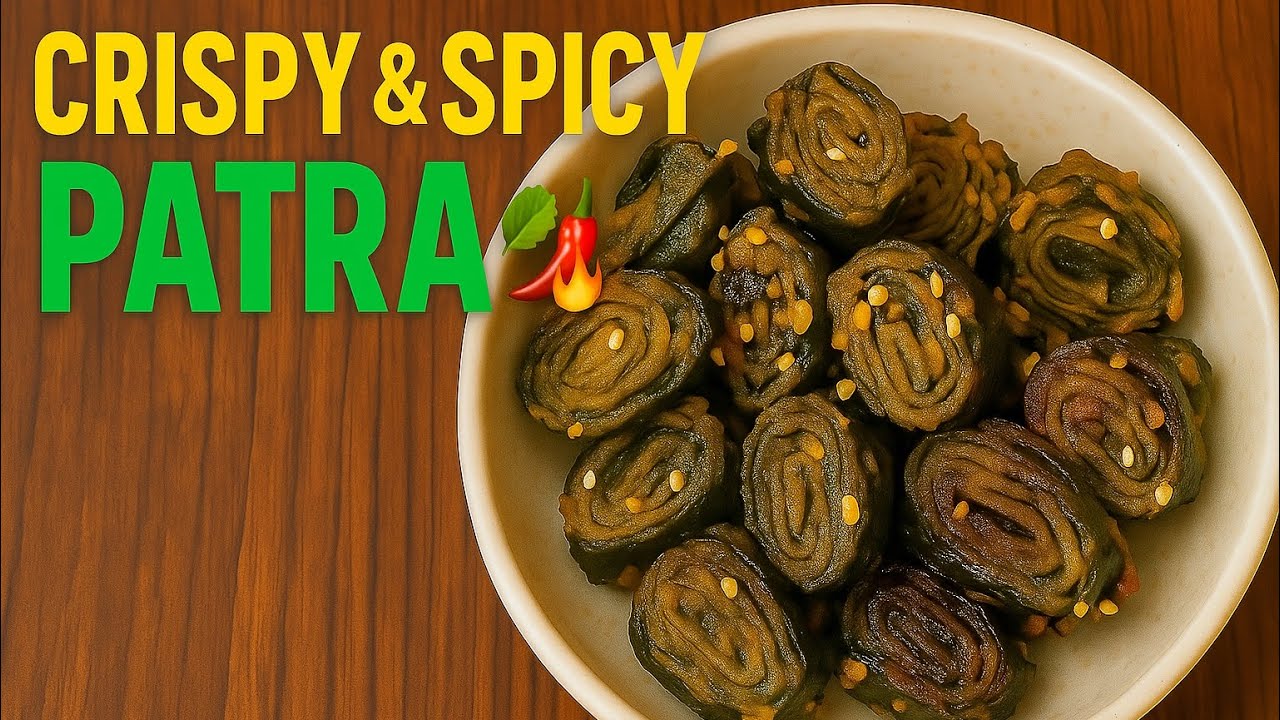 Gujarati Patra / Alu vadi recipe with tips | Patra / Method of making ...