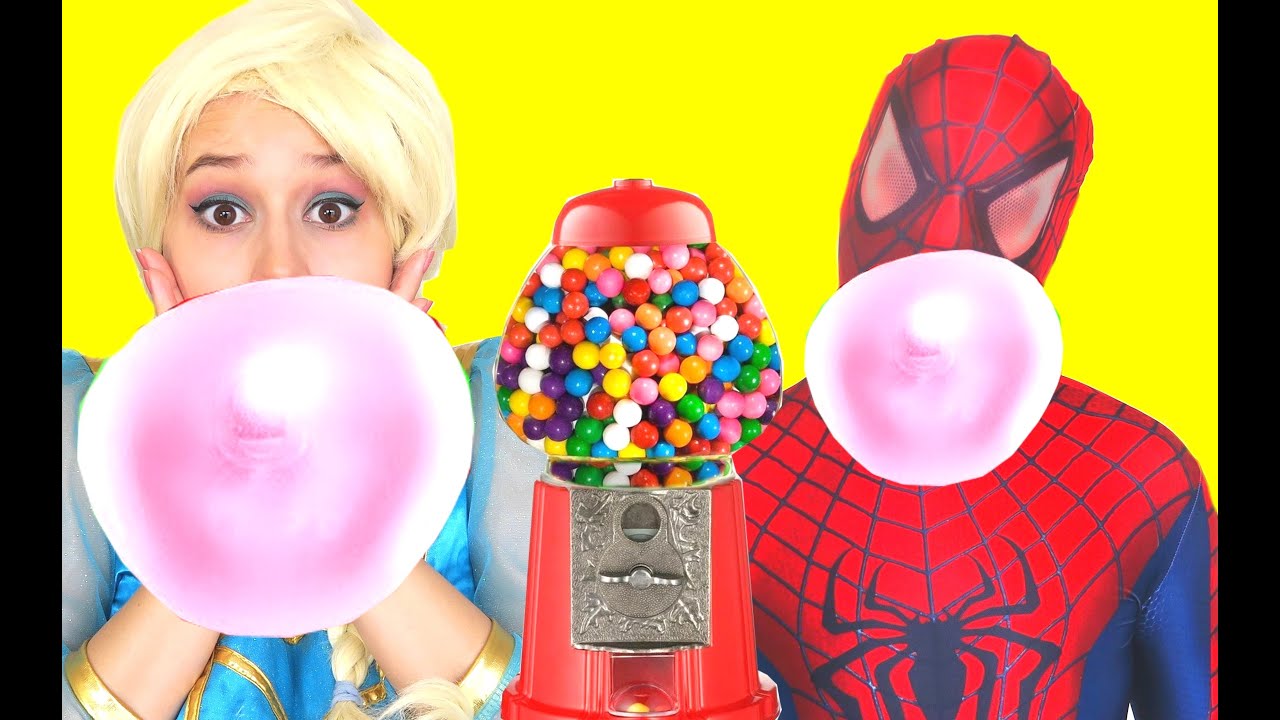 Frozen Elsa Funniest Moments 💋💄 Superhero-Spiderman-Frozen Compilations ...