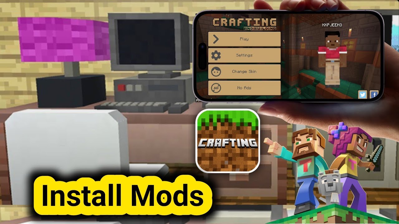 How To INSTALL MODS In Crafting and Building | crafting and building ...