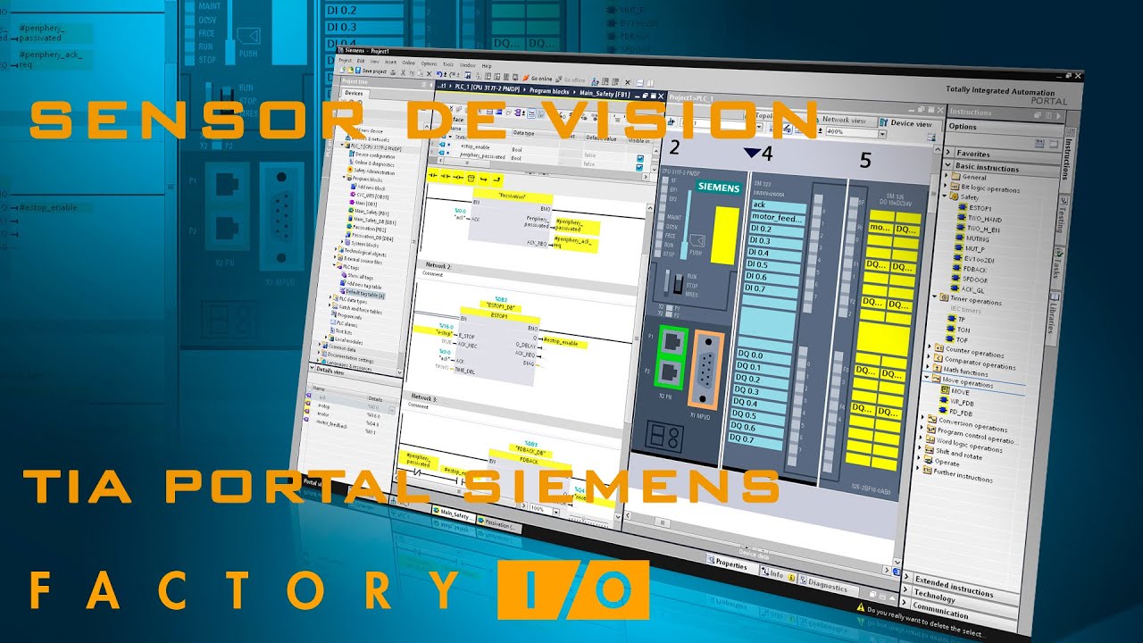💡 ⚡SENSOR DE VISION-TIA PORTAL V15- FACTORY I/O ⚡💡 - YouTube
