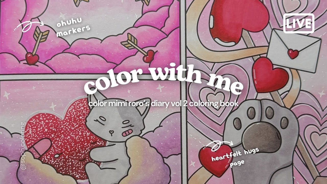 calming color with me | Roro's Diary Vol 2 by Color Mimi using Ohuhu ...