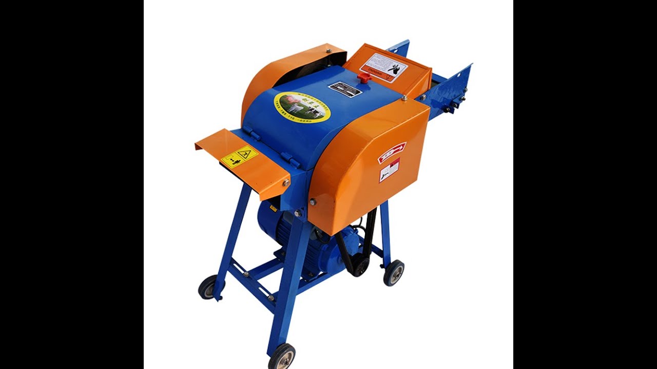 Chaff Cutter (With Petrol Engine OR With Electric Motor) - YouTube