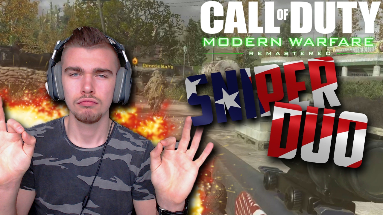 HET SUPER SNIPER DUO! - COD: Modern Warfare Remastered - YouTube