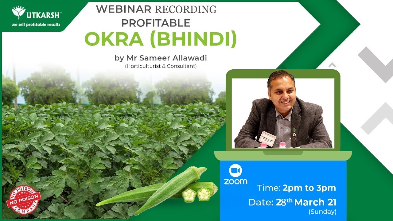 Webinar on How to do Okra Farming in profitable Manner - Upto 40% ...