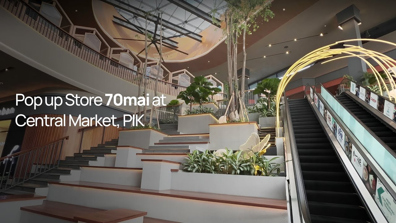 Hadir lebih dekat! 70mai buka Pop-up Store di Central Market, PIK - YouTube