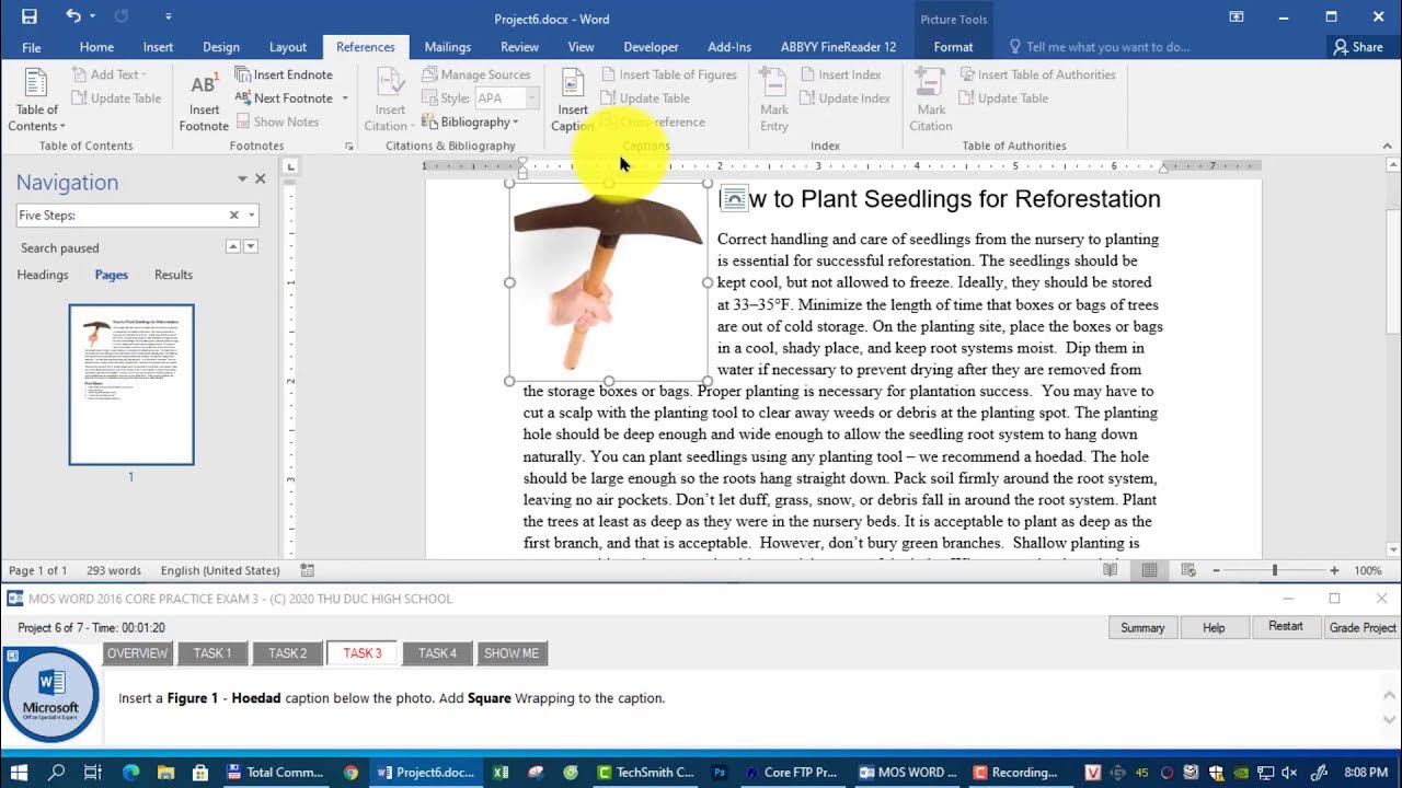 Exam 77-725 MOS Word 2016 core Practice Exam 3 Training - YouTube