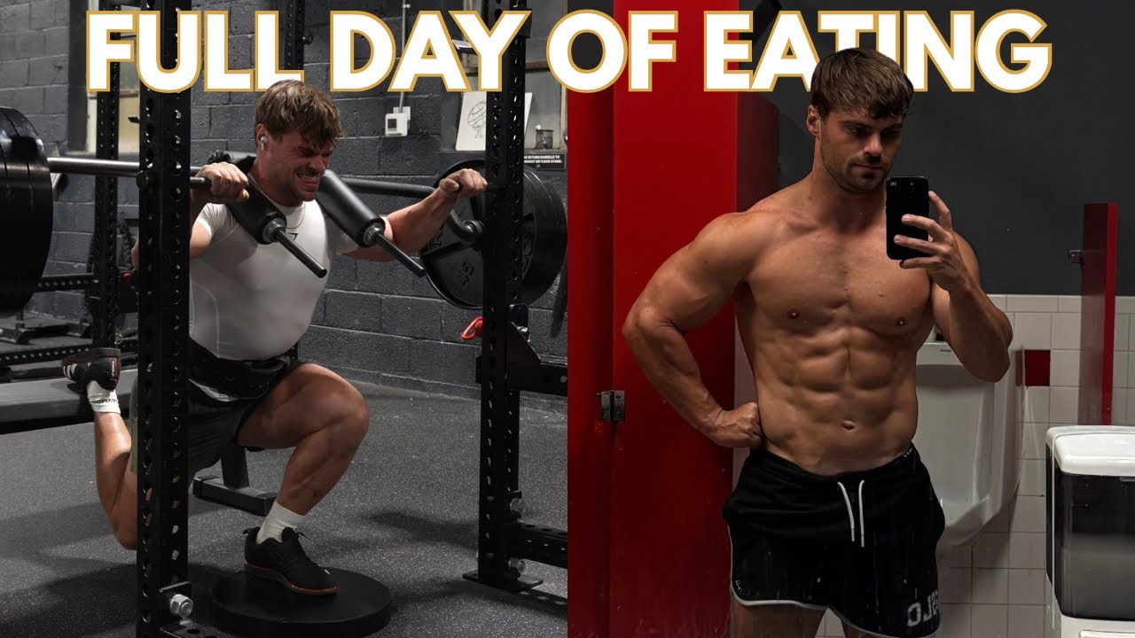 Full Day of Eating on a CUT | New Training Split | Double Leg Workout - YouTube