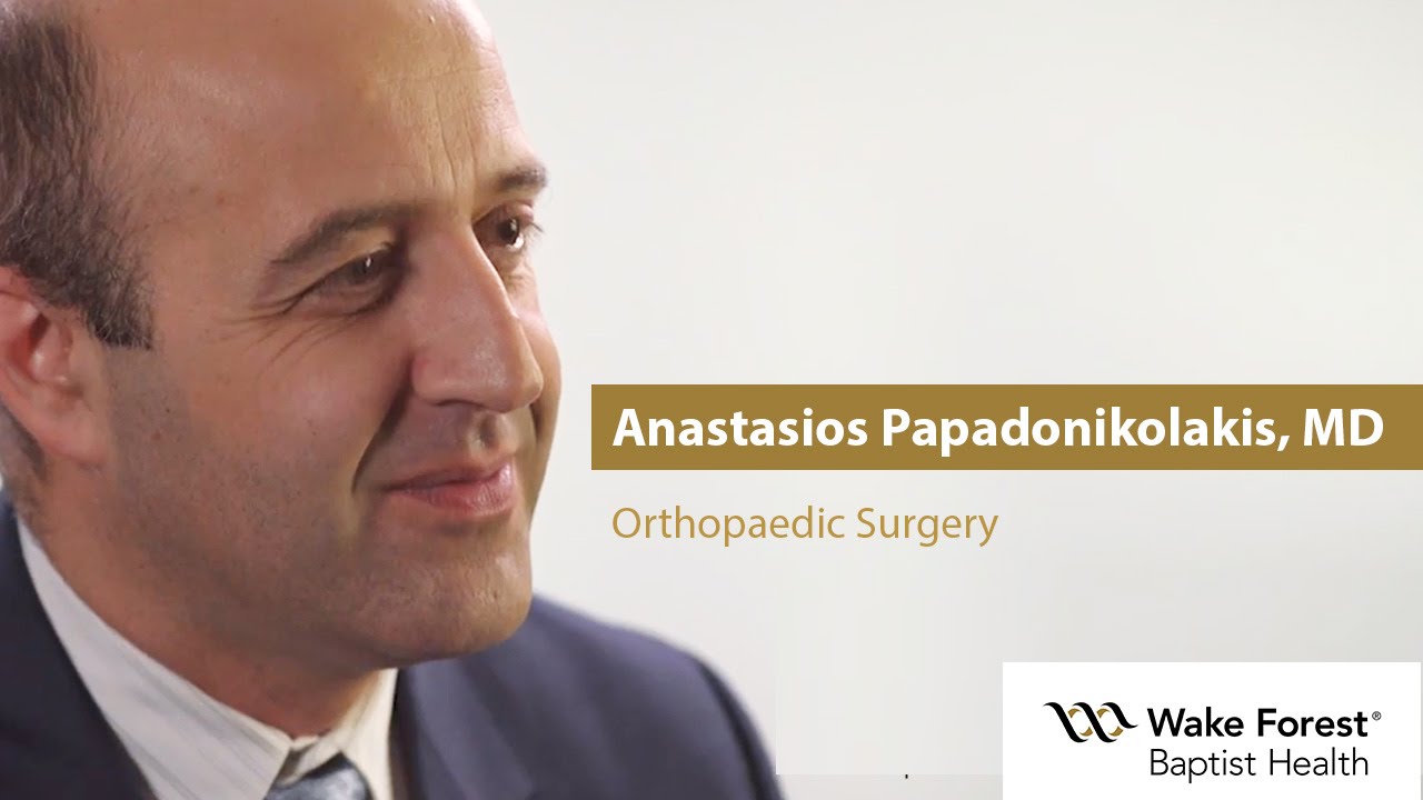 Anastasios Papadonikolakis, MD - Orthopaedic Surgery | Wake Forest ...