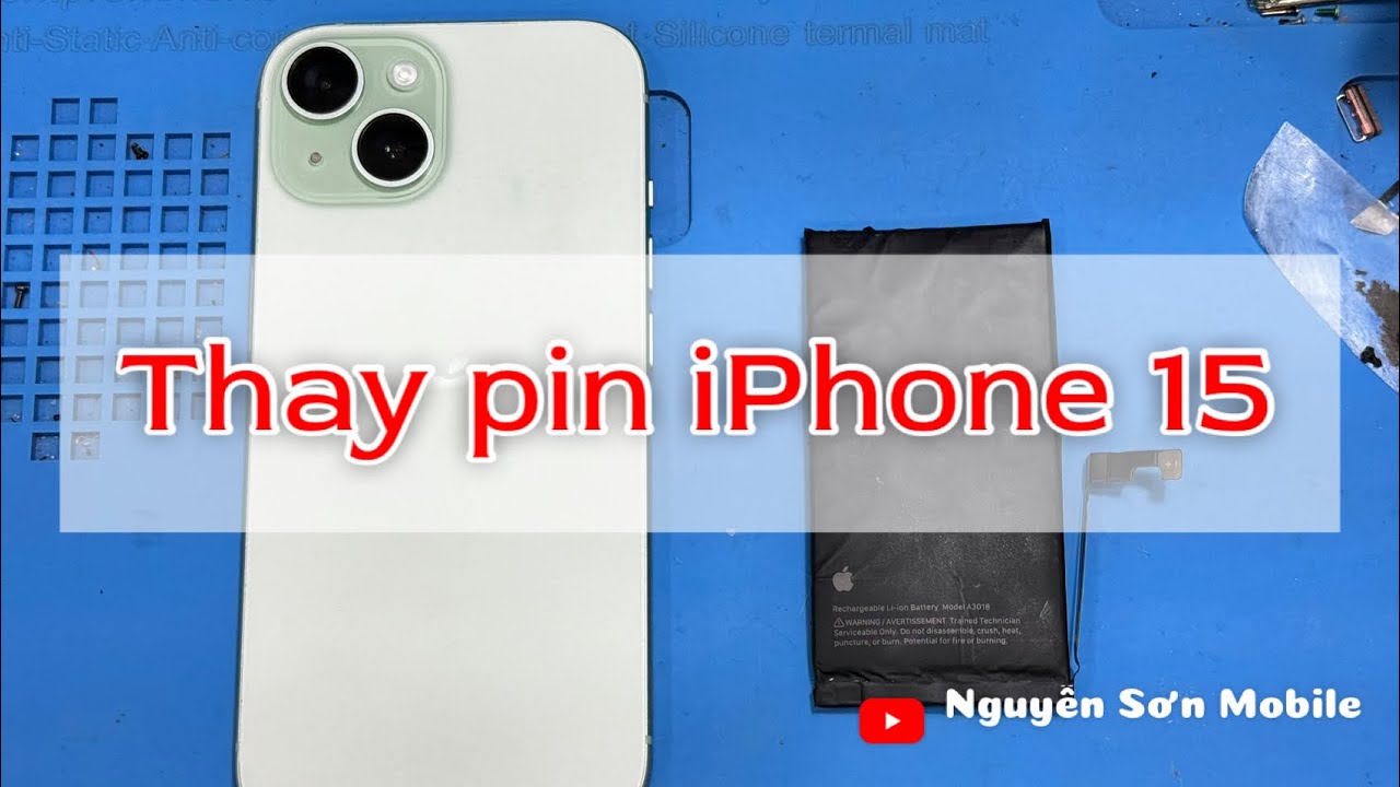 iPhone 15 bị phồng pin nguyên nhân do đâu ? Thay pin iPhone 15 - YouTube