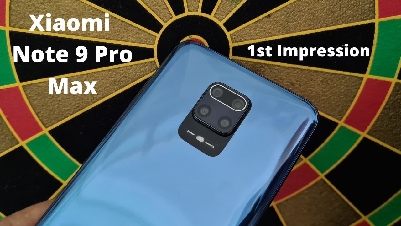 Xiaomi Note 9 Pro Max : Unboxing and 1st Impression - YouTube