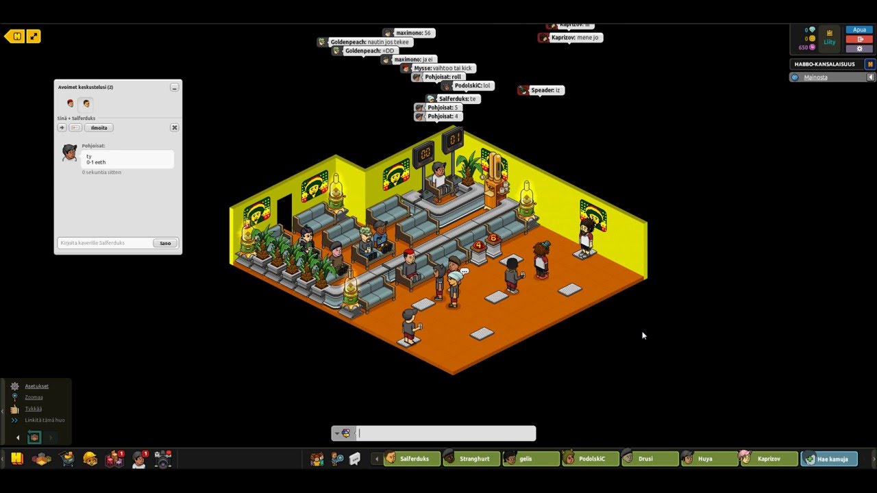 Habbo Hockey: Wheel Walkers vs. Rebels (1. puolivälieräottelu, 1. erä ...